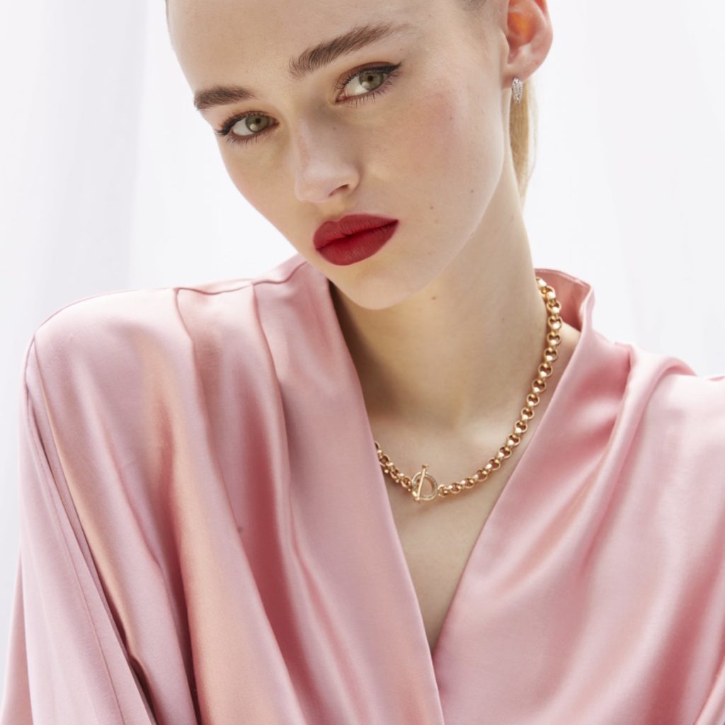 Graduated Diamond Rose Gold Chain - Alice Herald Diamond Couture